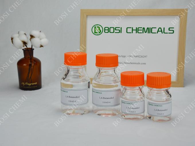 Chemical Raw Materials Butane 1 4 Diol Transparent Liquid With Purity 99.9%